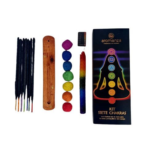 Kit 7 Chakras Aromanza Sahumerios Somali