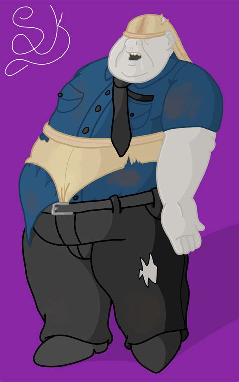Wedgie Wednesday Zombie Cop — Weasyl