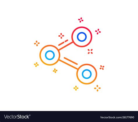 Share Line Icon Social Media Sign Royalty Free Vector Image