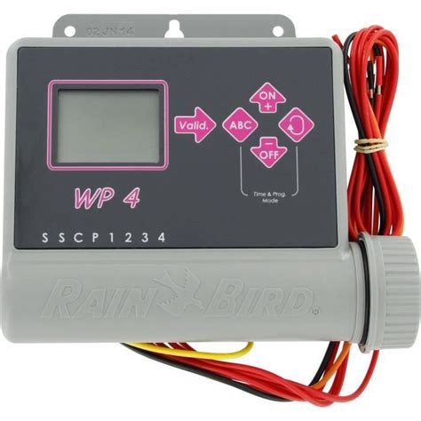 Programmateur autonome série WP Rain Bird voies Cdiscount Jardin