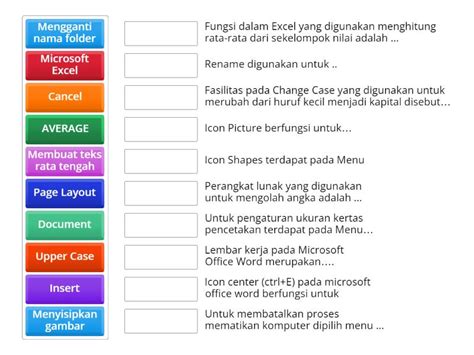 Informatika 1 Match Up