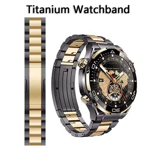 22мм Ремешок Из Титана Для HUAWEI Ultimate,GT3 Pro 46mm, Металлический ...