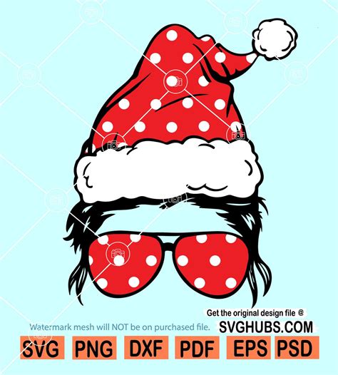 Messy Bun Christmas Svg Mom Life Christmas Svg Momlife Svg Christmas