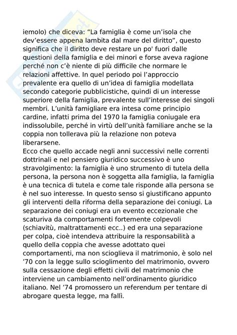 Appunti Diritto Della Famiglia