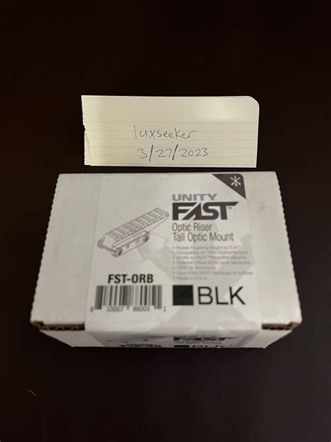 Wts Unity Fast Eotech Model G33 Flip To Center Magnifier Tall Mount