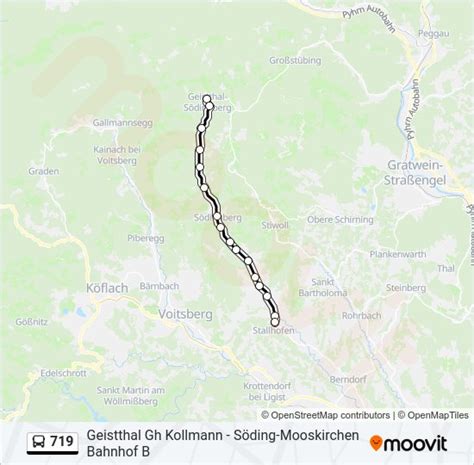 719 Route Schedules Stops And Maps Stallhofen Busbahnhof Updated