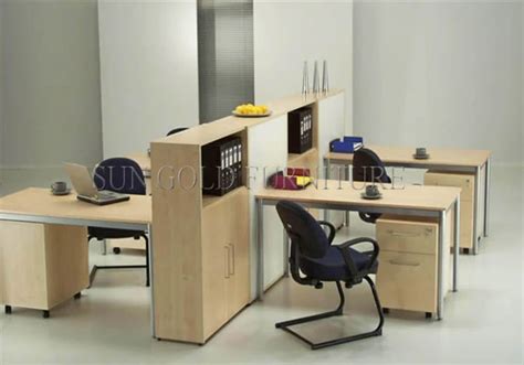 Fashion Moddular Linear Space Saving Design Melamine Office Workstation Sz Ws146 Buy Office