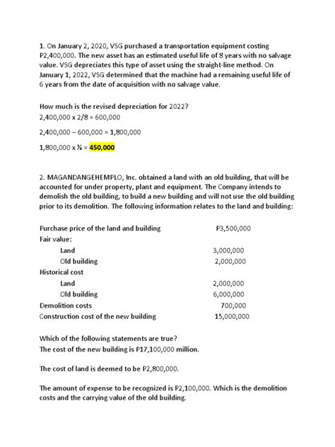 Ppe Pdf Depreciation Book Value