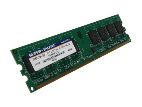 Super Talent 1gb 240 Pin Ddr2 Sdram Desktop Memory