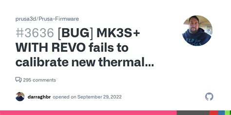 BUG MK3S WITH REVO Fails To Calibrate New Thermal Model Issue