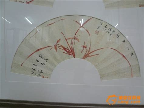 霍春阳荷花扇面霍春阳扇面竹子霍春阳兰花扇面大山谷图库