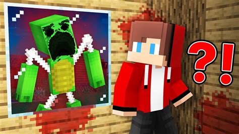JJ HIDE From Scary Mikey At Night In Minecraft Maizen YouTube