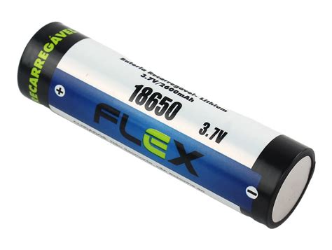 Bateria Li Ion Recarregável V mAh Flat top Usinainfo
