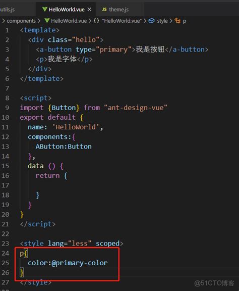 Ant Design Vue设置全局字体 Ant Design Vue 主题mob64ca13f4c367的技术博客51cto博客