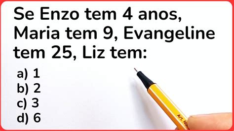 RaciocÍnio LÓgico😱 Matemática Básica🚀 Youtube