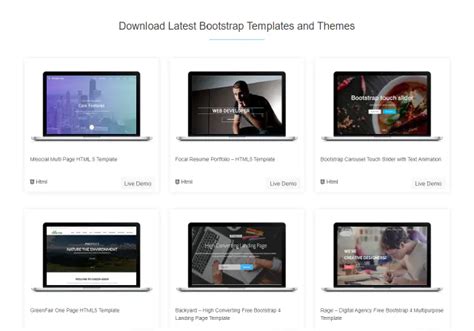 Free Website Themes For Bootstrap From Bootstrapthemes Co