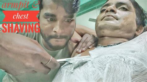Armpit And Chest Haircut By Master Rajen Model Vola Youtube