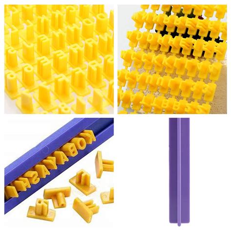 Diy Алфавит пластиковая лепешка письмо Im Пресс печенье резак Пресс штамп тиснения помадка