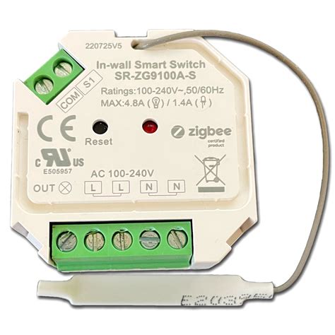 Mini Touch Plate Low Voltage Powered Relay Zigbee Wireless Control