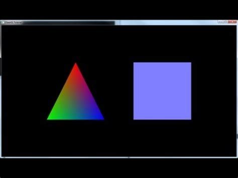 C OpenGL Tutorial Coloring Vertices YouTube