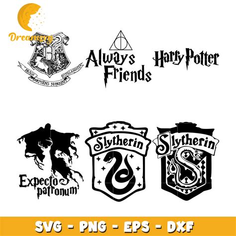 Hogwarts Logo Crest Bundle Svg Harry Potter Movies Svg Dreamsvg Store