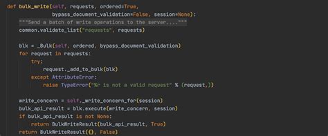 使用pymongo的bulk write批量更新不同条件的数据 coderyang的笔记