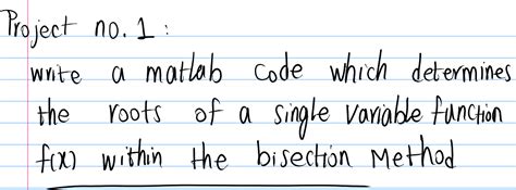 solved project no 1 write a matlab code which determines
