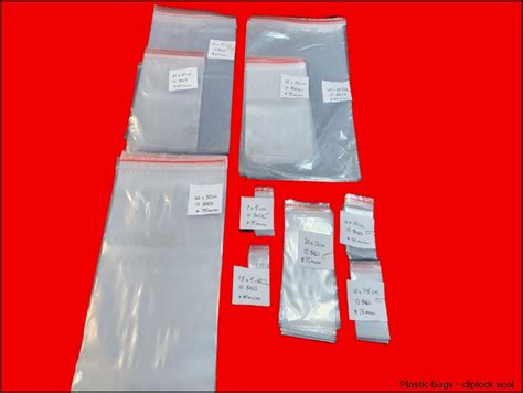 Plastic Clip Lock Bags