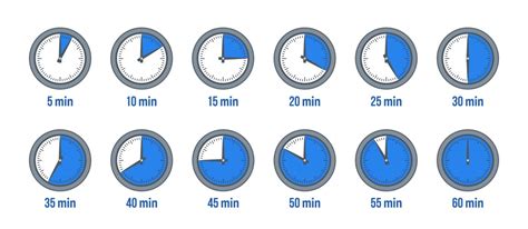 Timer And Stopwatch Clock Icons Royalty Free Vector Image