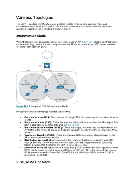 Wireless Topologies Pdf Wireless Lan Network Protocols