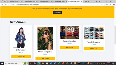 Free Html Css And Js Fashion Store Template Template Kashipara