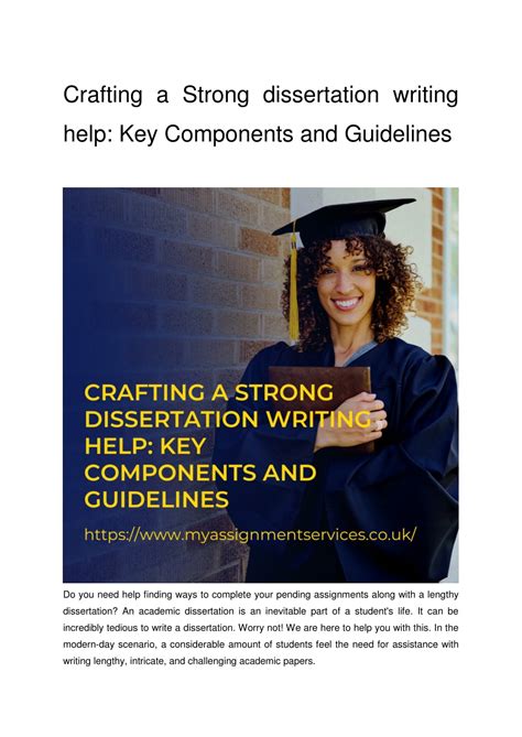 Ppt Crafting A Strong Dissertation Writing Help Key Components And