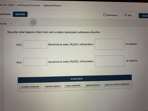 Solved M 1315 Fall19 Activities And Due Dates Sapling HW Chegg