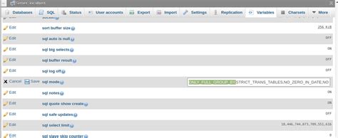 Disabling ONLY FULL GROUP BY Configuration In Doctrine