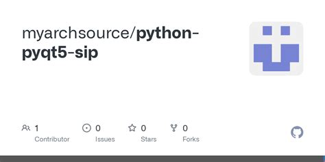 github myarchsource python pyqt5 sip