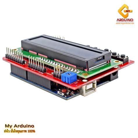 1602 Lcd Keypad Shield V20 Lcd Expansion Board For Arduino ขาย