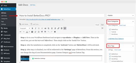 How To Create Wordpress Knowledge Base Documentation Page