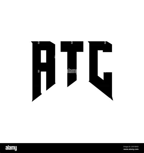 Atc Letter Logo Design For Technology Company Atc Logo Design Black