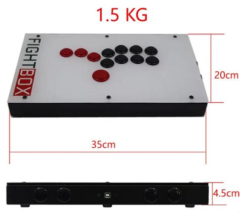 PC Fightbox F1 Hitbox Leverless Arcade Stick SOCD Supported Hobbies