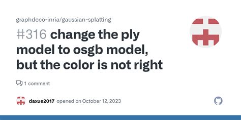 Change The Ply Model To Osgb Model But The Color Is Not Right Issue