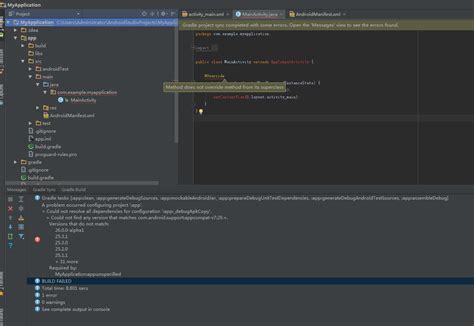 override 报错：method does not override method from its superclass 程序员大本营