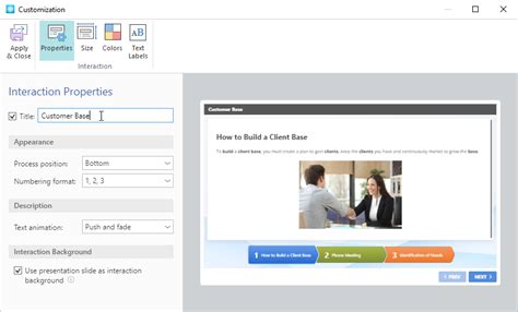 Process Interaction Properties