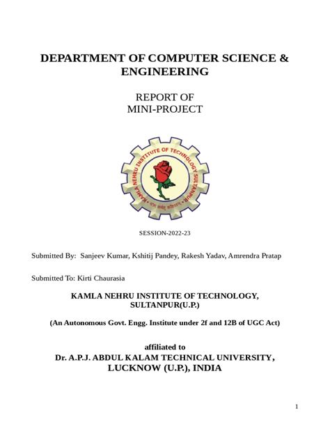 Mini Project Report Pdf System Use Case