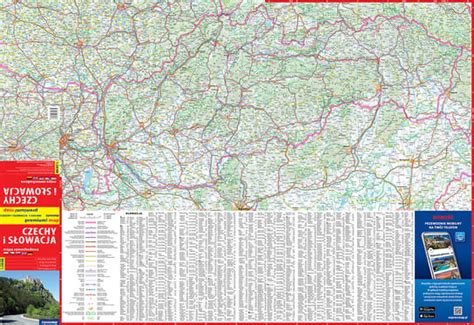 Czechy i Słowacja Mapa samochodowa 1 550 000 Opracowanie zbiorowe