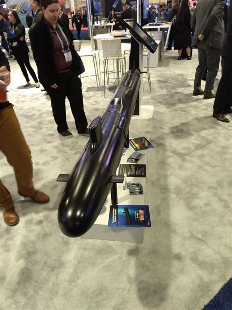 Models Of The Virginia Class Block V Submarine At The General Dynamics Booth At Sea Air Space