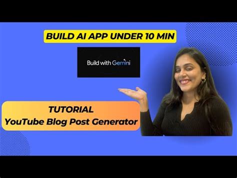 Build Generative Ai Application Using Google Gemini Api Langchain