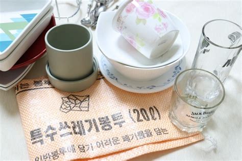 깨진 그릇버리는법 차곡차곡 불연성봉투에 주의사항은 네이버 블로그