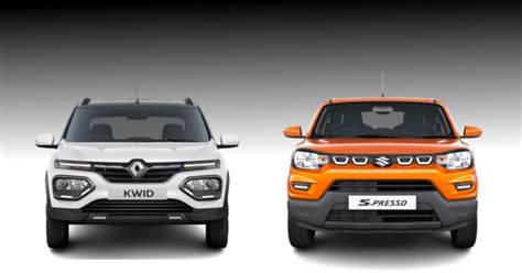 Stylish Cars Showdown Renault Kwid Vs Maruti Suzuki S Presso Variants