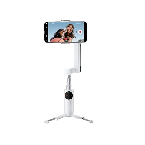 Insta Flow Axis AI Powered Smartphone Stabilizer White Verydrone