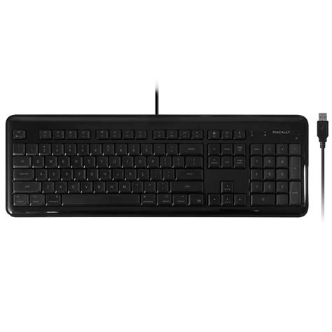 Macally Full Size Usb Wired Backlit Keyboard For Apple Mac Imac Mac